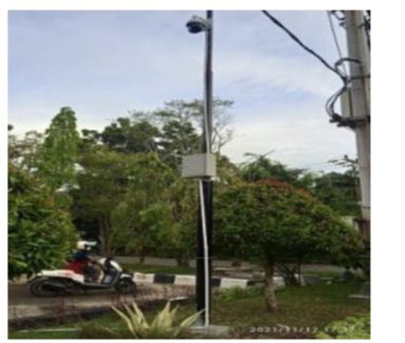 Tiang cctv analog