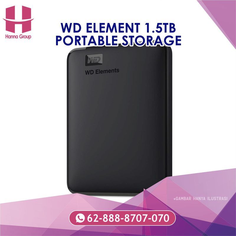 WD Element 1.5TB Portable Storage