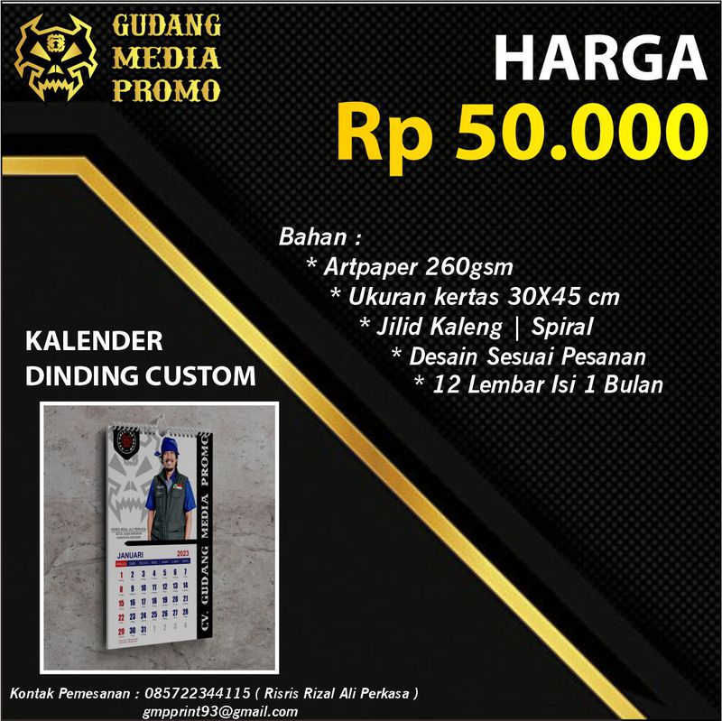 KALENDER CUSTOM - Meja