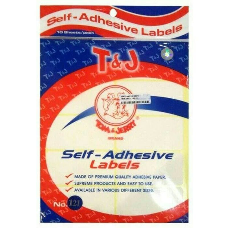 Kertas Label No. 121