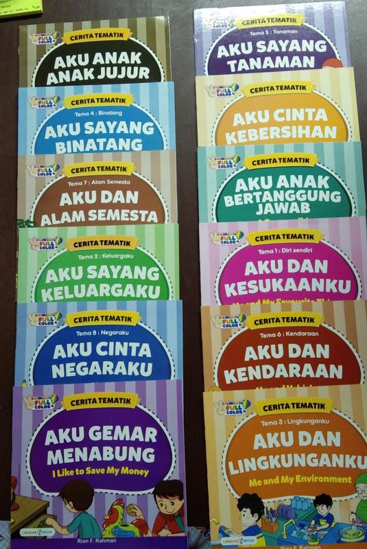 Buku Tematik Paket 12 Judul