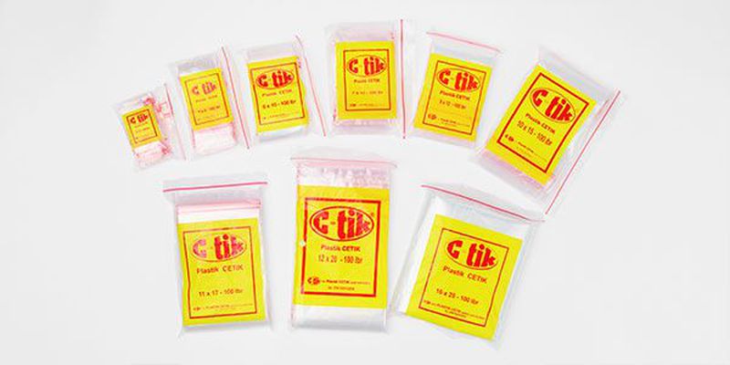 PLASTIK KLIP / PLASTIK OBAT - 8.7 X 13 CM