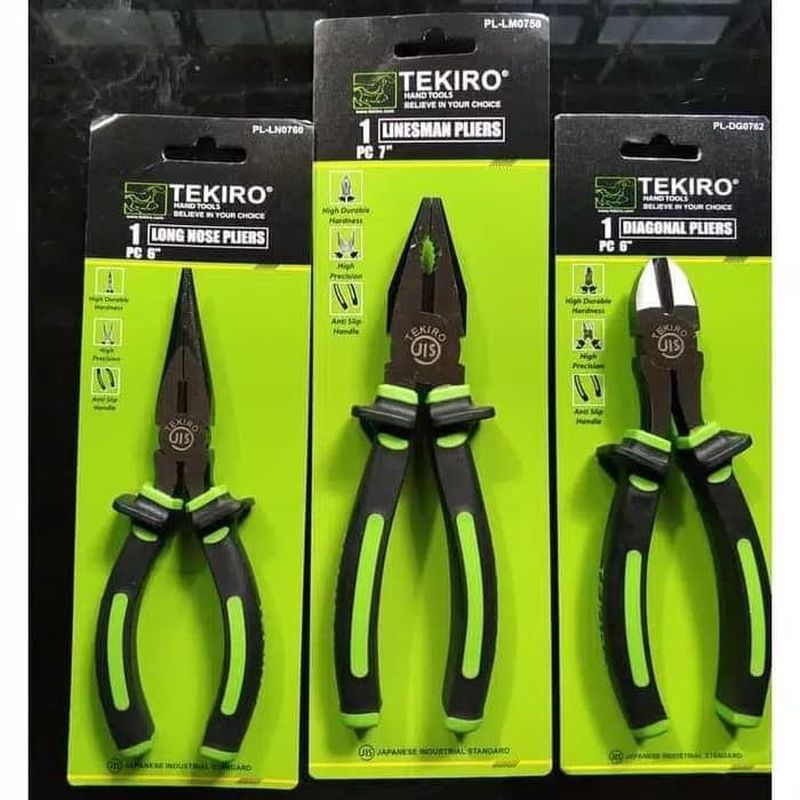 Tekiro Tang Kombinasi Tang Jepit Kombinasi, tang potong, tang runcing