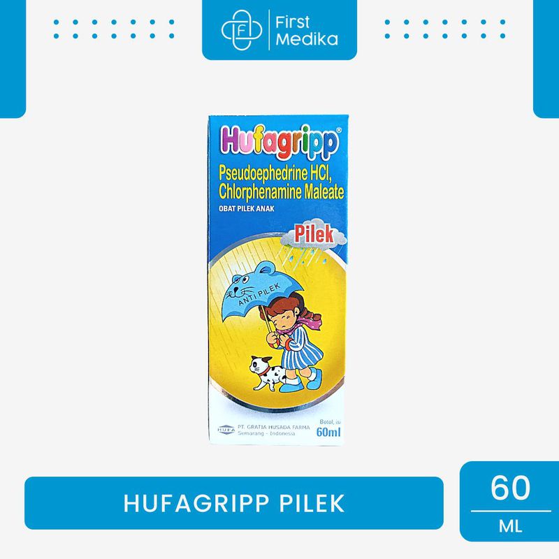 Hufagripp Pilek Sirup 60ml - Pilek / Hidung Tersumbat / Bersin Anak