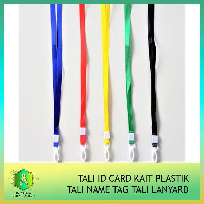 TALI ID CARD KAIT PLASTIK TALI NAME TAG TALI LANYARD
