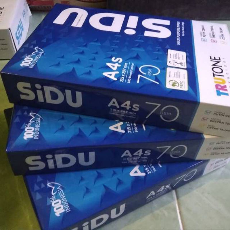KERTAS HVS A4 S 70 SIDU