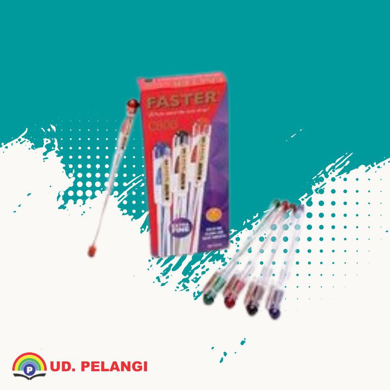 BALLPOINT FASTER C600 TINTA HITAM