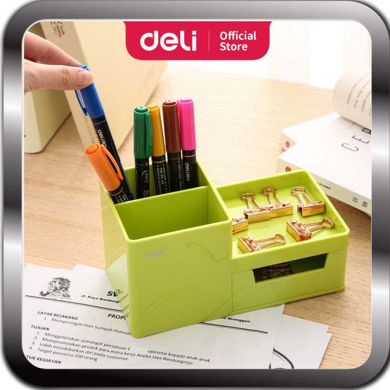Tempat Alat Tulis Desk Set Rak Tas map - Deli E5561