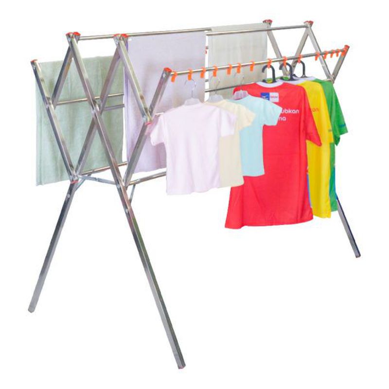 Jemuran Stainless Bulat dan Kotak