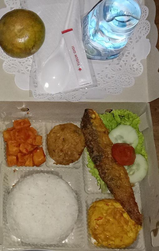 Nasi Kotak Lengkap Bandeng Presto