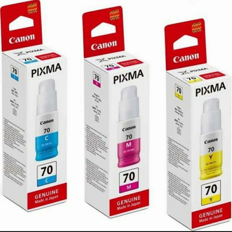 Tinta Canon pixma Gl 70 Colour Original cyan , magenta, yellow - Merah