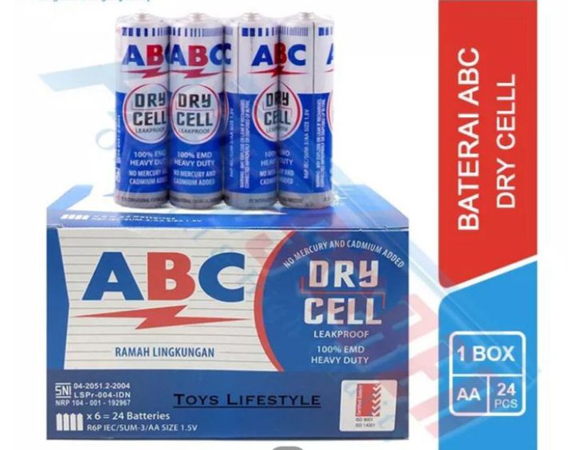 Baterai ABC Dry Cell AA