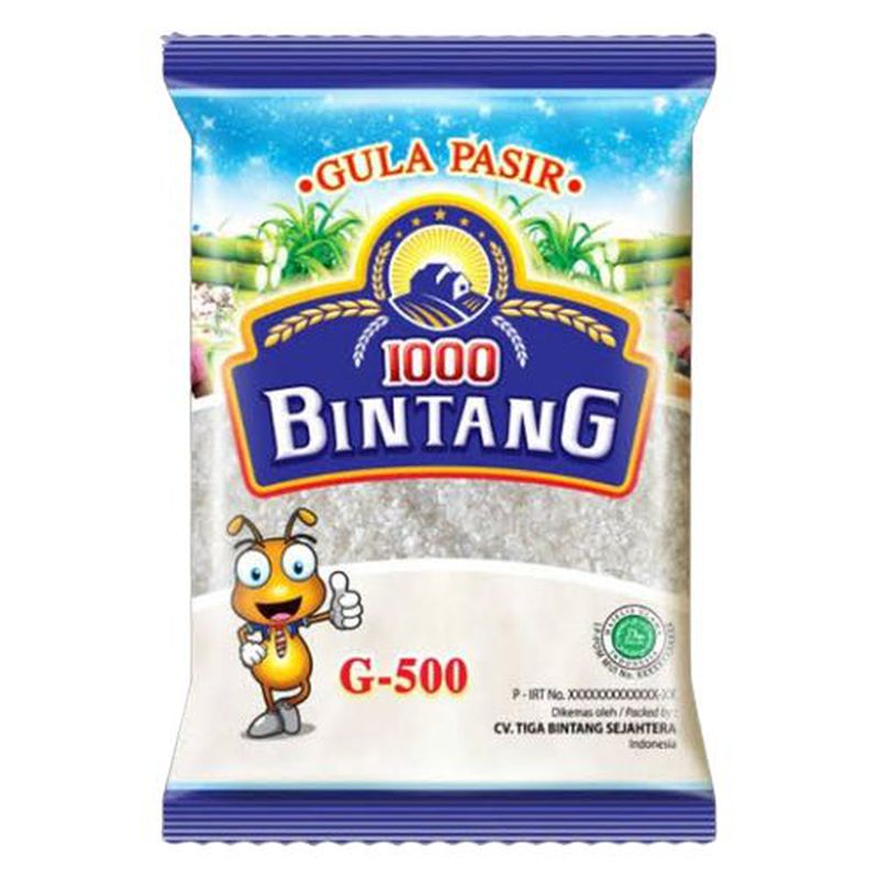 Gula 1000 Bintang isi 450 gram