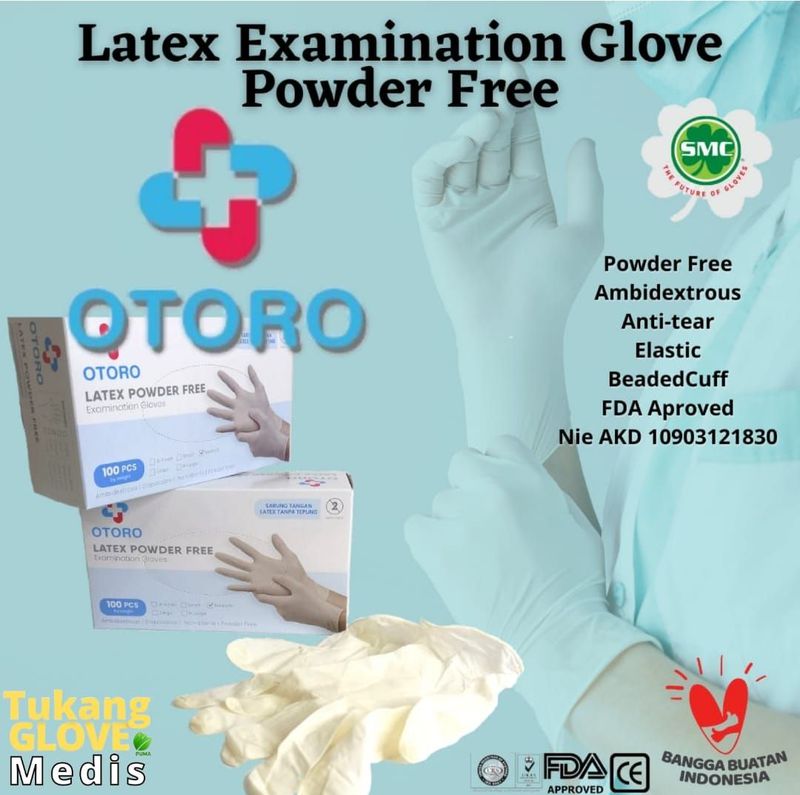 SARUNG TANGAN NON STERIL POWDER FREE (S) OTORO