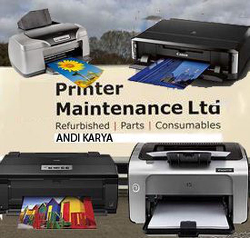 PAKET SEDANG PEMELIHARAAN DAN PERBAIKAN PRINTER INKJET DAN LASERJET