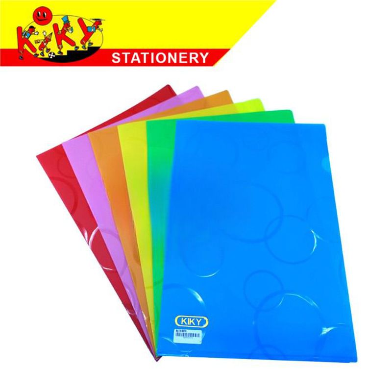 Map Plastik Motif/Map L/Clear Sleeves Kiky - Putih