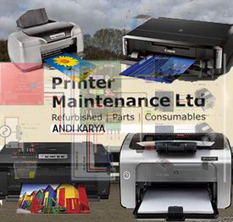PAKET BERAT PEMELIHARAAN DAN PERBAIKAN PRINTER INKJET DAN LASERJET