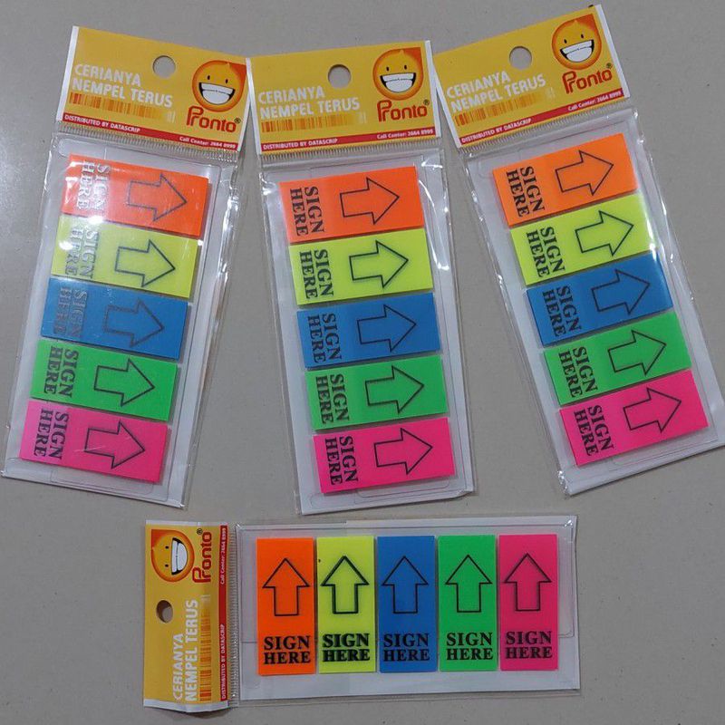 Pronto Post It Sign Here