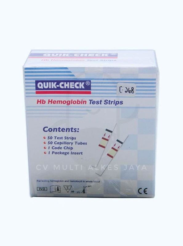 Quik-Check HB Strip / Cek Pemeriksaa HB Untuk Alat Quik-Check / Quick ...
