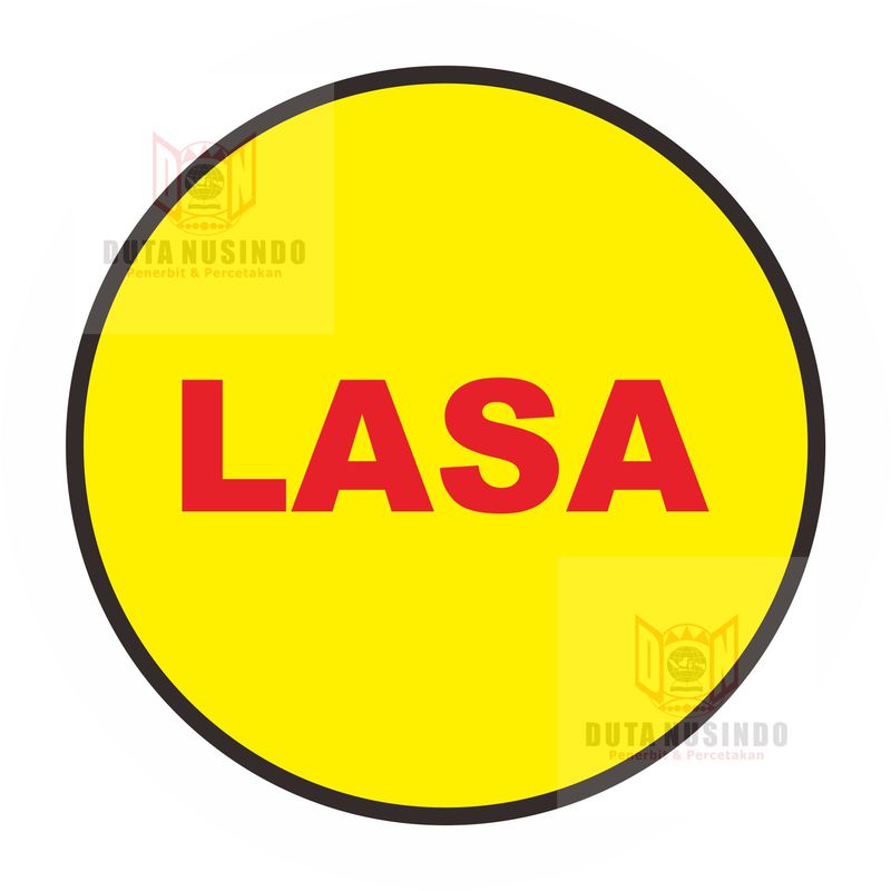 STIKER LASA LINGKARAN UK 1cm X 1cm, dijual Per Lembar HVS F4