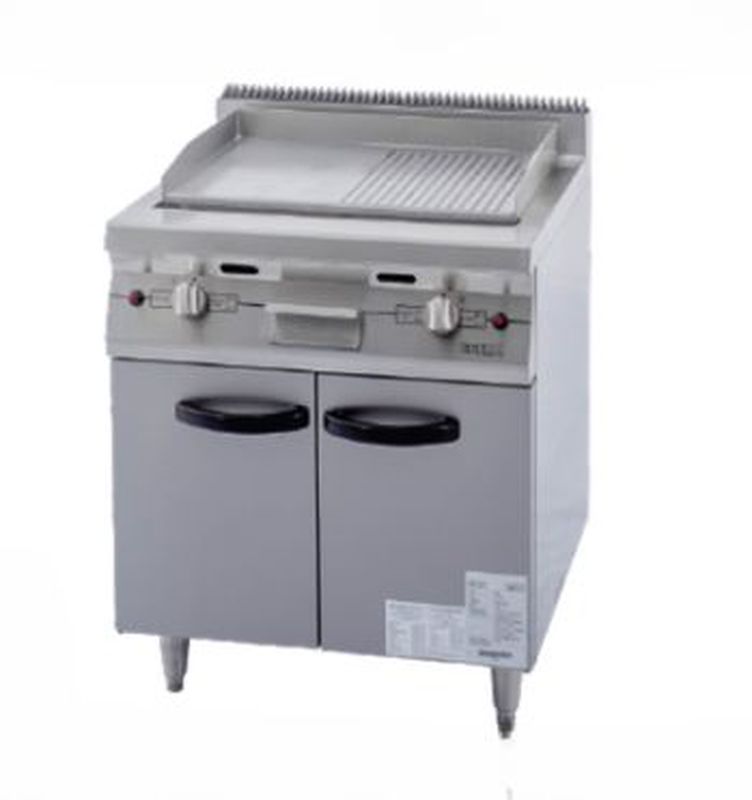 Gas Half-Grooved Griddle