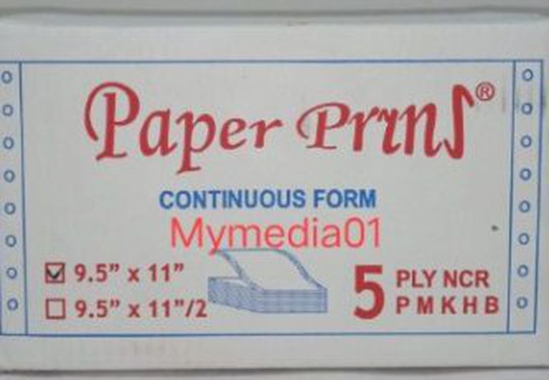 kertas continuous form 5 ply 9.5x11/2 bagi 2