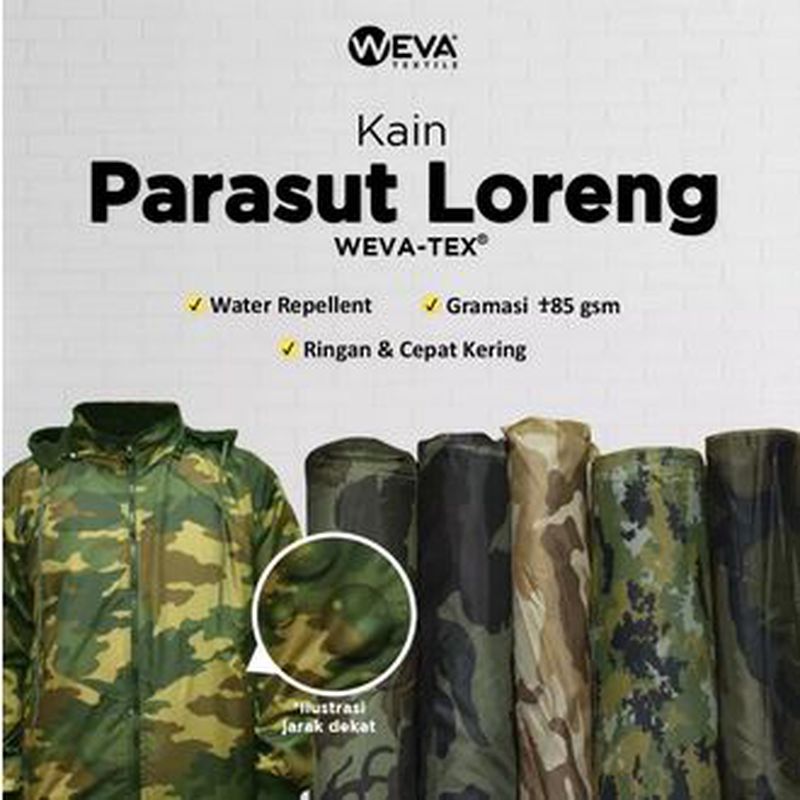 Kain Parasut Milky WP Bahan Kain Jaket Waterproof