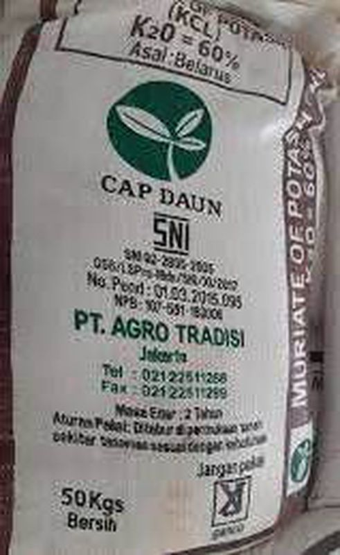 Pupuk KCL Cap Daun