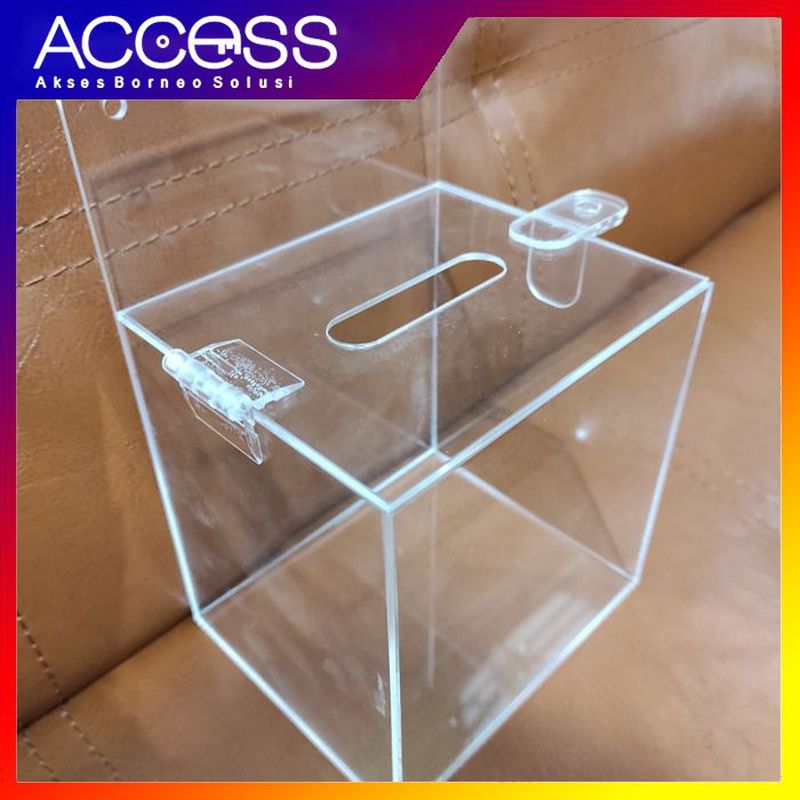 Kotak Saran Akrilik Gantung