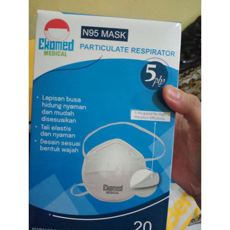 Masker N95 5 Ply EKOMED