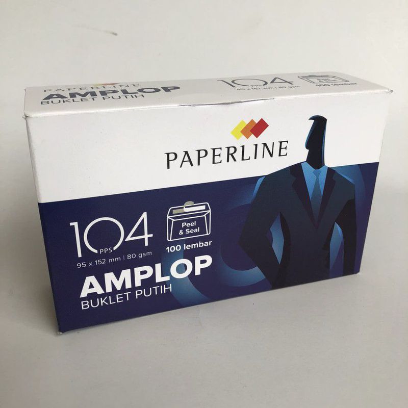 Amplop Putih PaperLine - 110 X 230 Mm