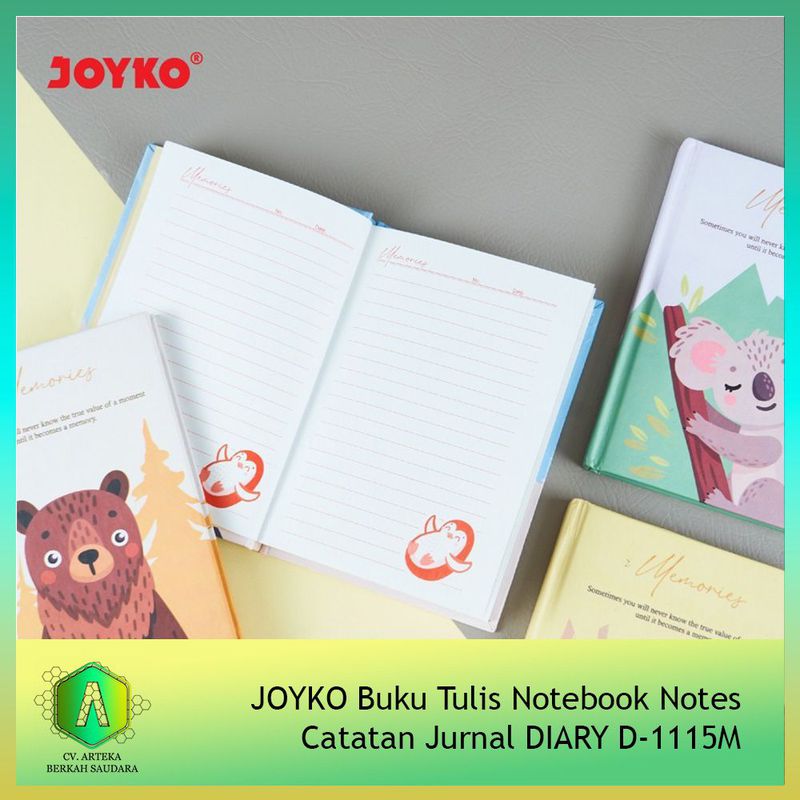 JOYKO Buku Tulis Notebook Notes Catatan Jurnal DIARY D-1115M