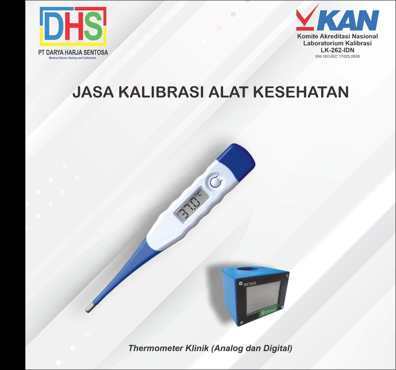 Jasa Pengujian dan Kalibrasi Alat Kesehatan Thermometer Digital dan ...