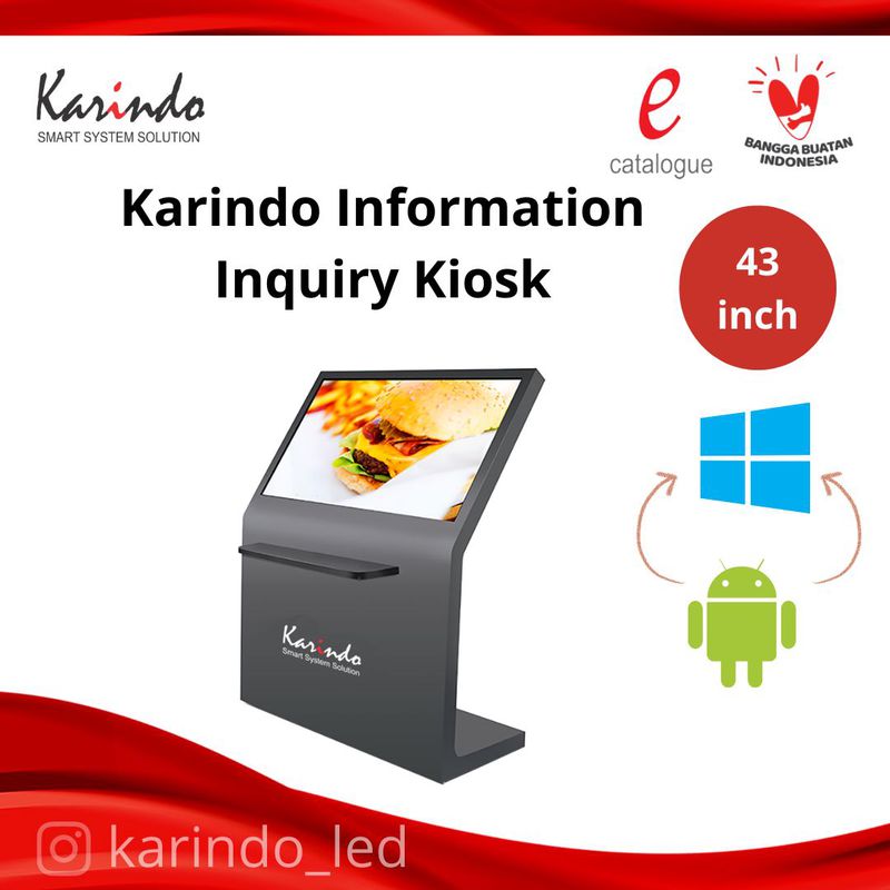KARINDO INFORMATION INQUIRY KIOSK 43 INCH