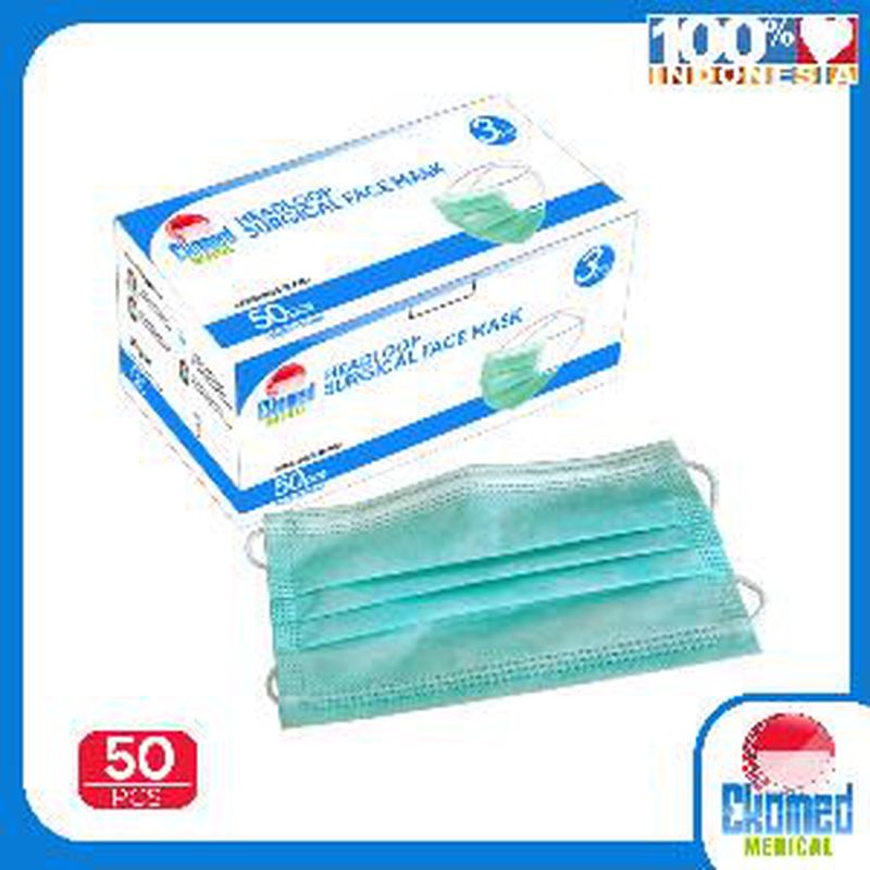 Masker 3 Ply Headloop EKOMED