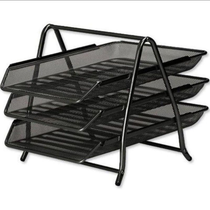 Letter Tray 3 Susun Besi Blank