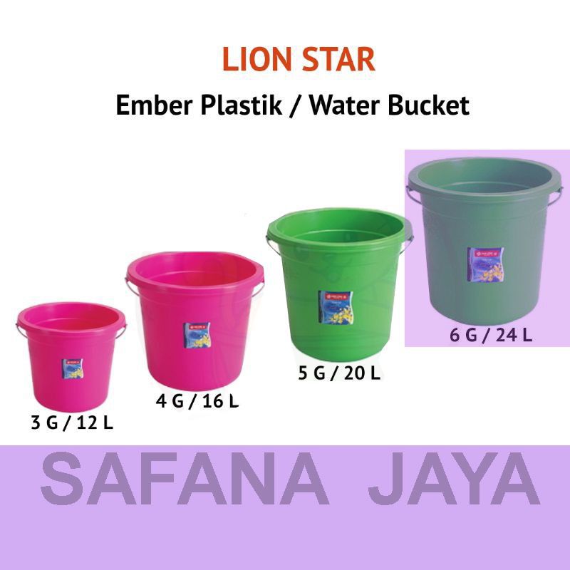 Ember Plastik Besar 6G / 24 Liter