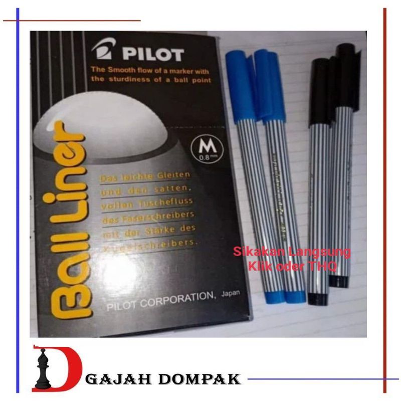 Balpoint/Ball liner - Biru