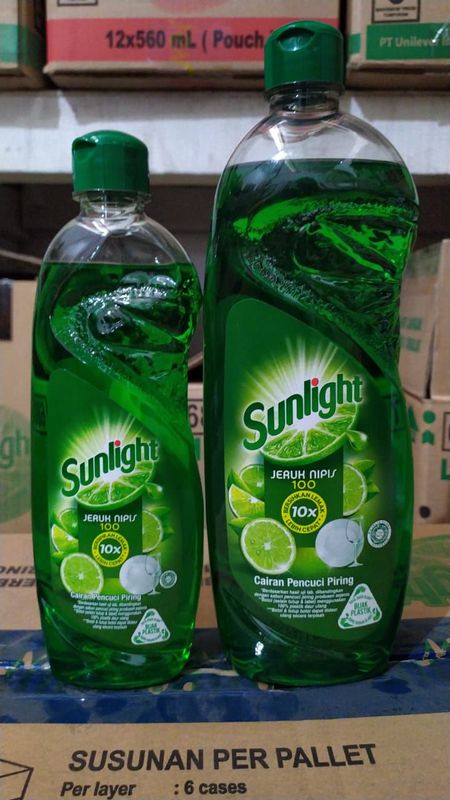 Sunligth Botol /Sabun Pencuci Piring Kemasan Botol - 750 Ml