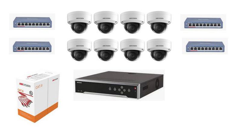 Paket Cctv High End Hikvision Ip Cam 16 Kamera