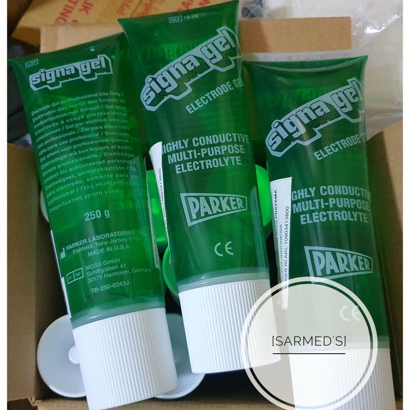 signa gel electrode gel / jelly ecg parker usa / jelly ekg 250 gr