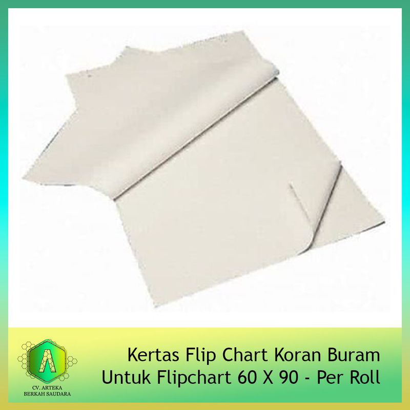 Kertas Flip Chart Koran Buram Untuk Flipchart 60 X 90 - Per Roll