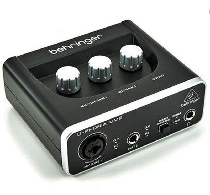 Behringer U-Phoria UM2 USB Audio Interface (B03-000-AVV00)