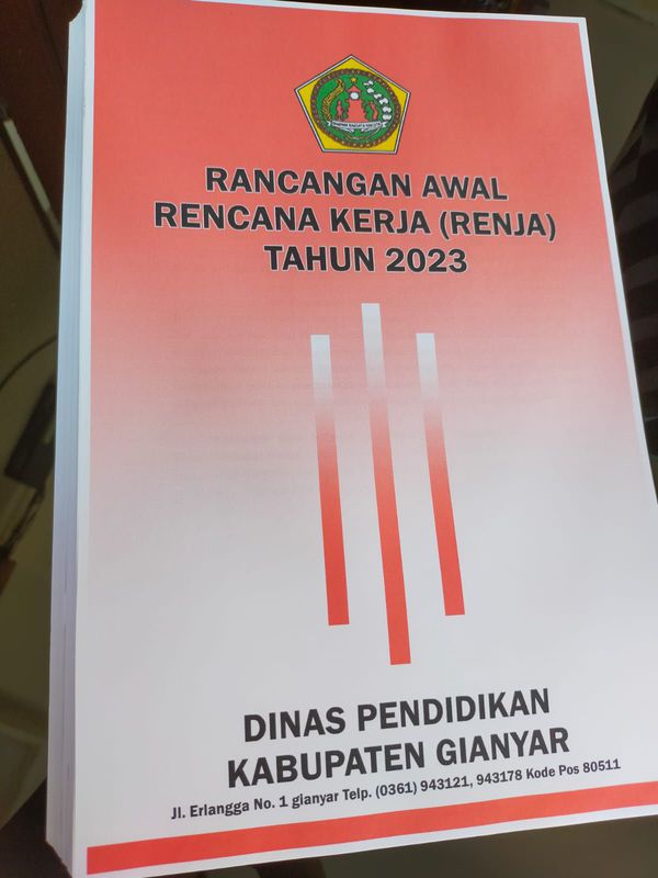 Cetak Renja Folio isi 50 lembar