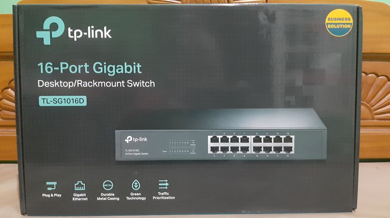 TL-SG1016D 16-Port Gigabit Switch TP-Link TLSG1016D 10/100/1000Mbps ...