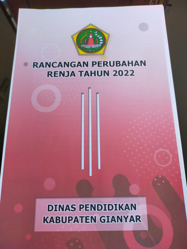 Cetak rancanga Renja Perubahan + jilid,F4 70gram (75 lembar)