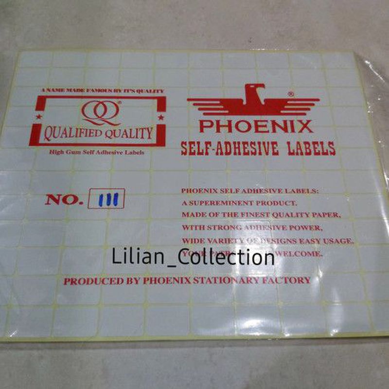 Label Harga - Phoenix 111