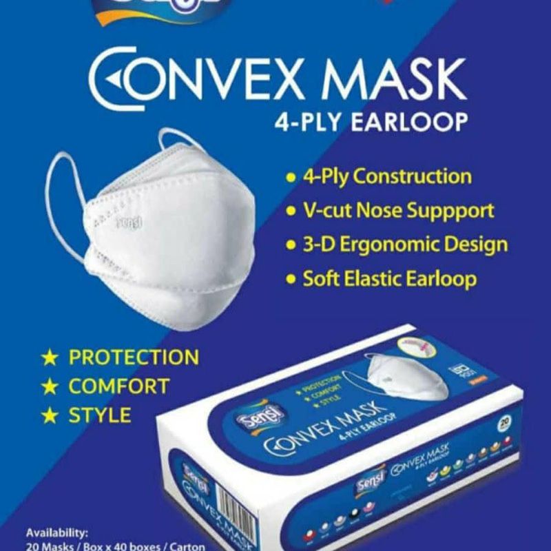 Masker Sensi Convex 4 ply