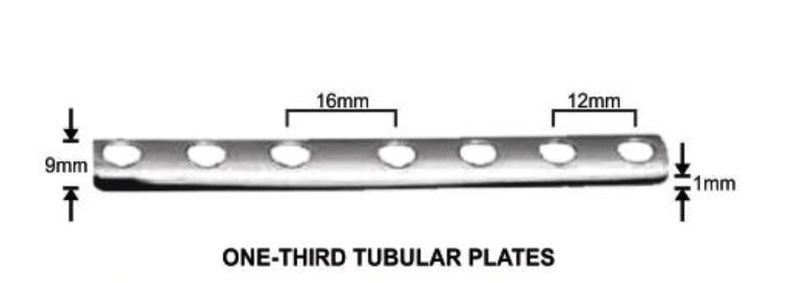 One Third Tubular Plate