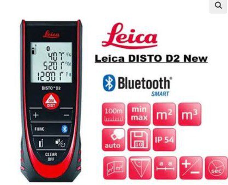Leica Laser Distance Meter / Disto D2 (100 meter range)